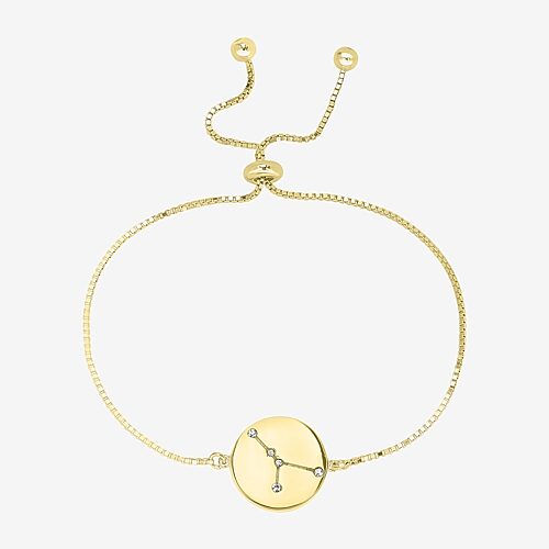 Click here for Sparkle Allure Zodiac Coin Womens Crystal 14K Gold... prices