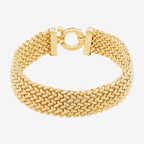 Click here for Made in Italy Womens 14K Gold Over Silver Semisoli... prices