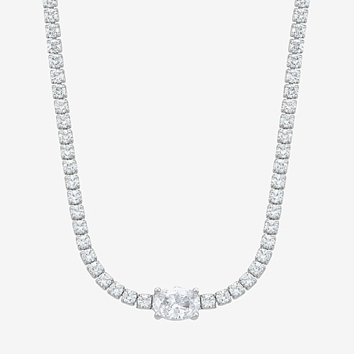 Click here for Diamonart Womens White Cubic Zirconia Sterling Sil... prices