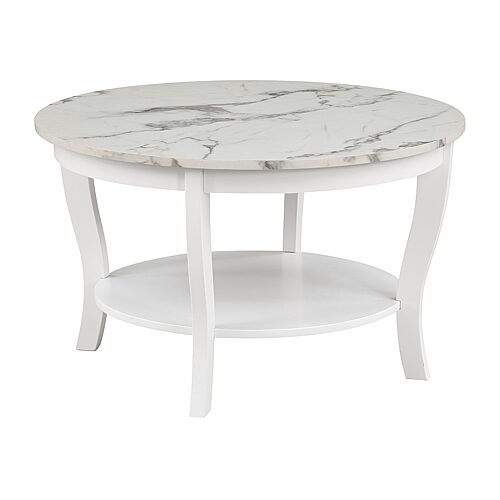 Convenience Concepts American Heritage Coffee Table  One Size  White