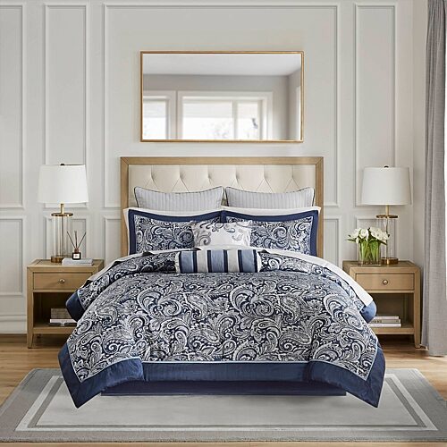 Click here for Madison Park Whitman 12-pc. Complete Bedding Set w... prices
