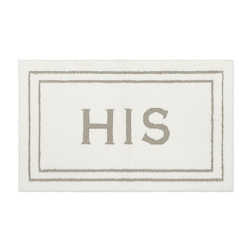 Click here for Mohawk Home Knitted His Bath Mat  One Size  White prices