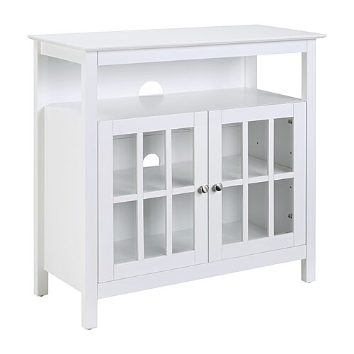 Click here for Big Sur Highboy TV Stand  One Size  White prices