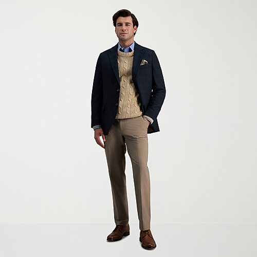 Click here for Haggar JMH Flannel Mens Straight Fit Dress Flat Fr... prices