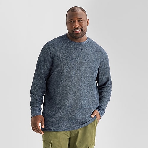 Click here for mutual weave Mens Crew Neck Long Sleeve Regular Fi... prices
