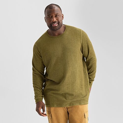 Click here for mutual weave Mens Crew Neck Long Sleeve Regular Fi... prices