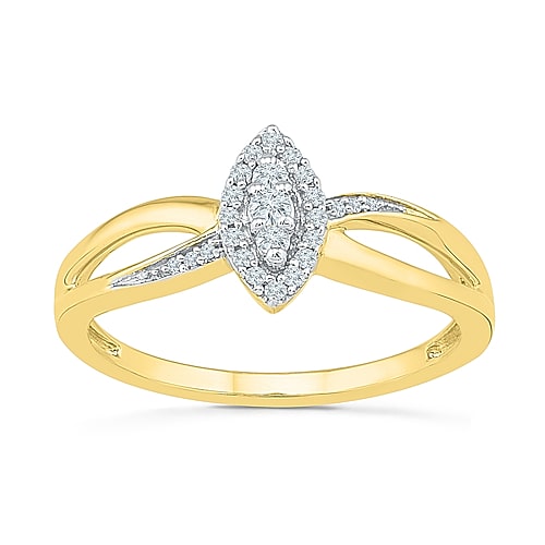 Click here for Womens 1/6 CT. T.W. Natural White Diamond 10K Gold... prices