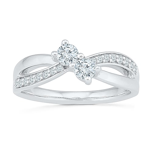 Click here for Womens 1/2 CT. T.W. Natural White Diamond 10K Gold... prices