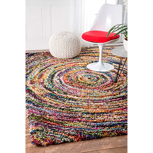 Click here for nuLoom Ardelle Swirl Shaggy Rug  One Size  Multipl... prices