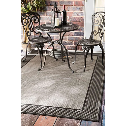Click here for nuLoom Machine Made Outdoor Gris Rug  One Size  Gr... prices