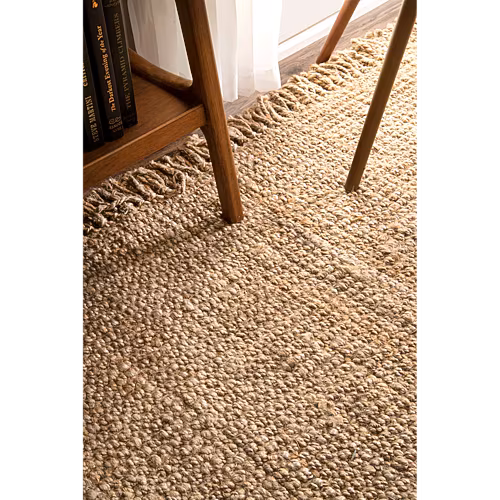 Click here for nuLoom Hand Woven Chunky Loop Jute Rug  One Size... prices