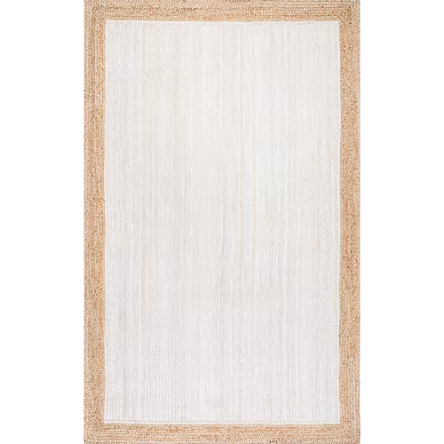 Click here for nuLoom Hand Woven Eleonora Rug  One Size  White prices