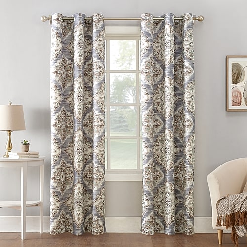Click here for Regina Floral Watercolor Room Darkening Grommet Cu... prices