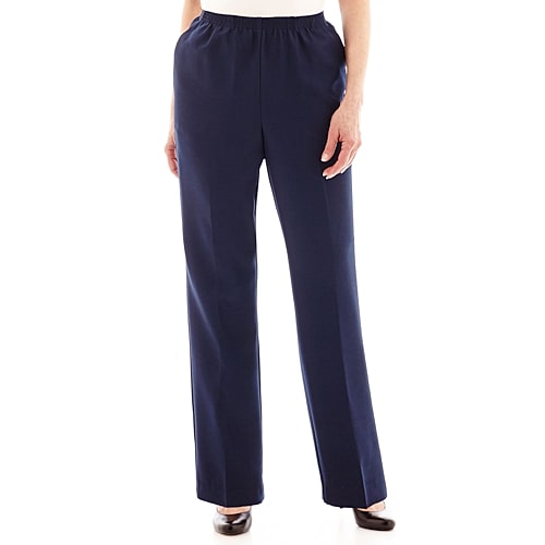 Click here for Alfred Dunner Classics Womens Straight Mid Rise Pu... prices