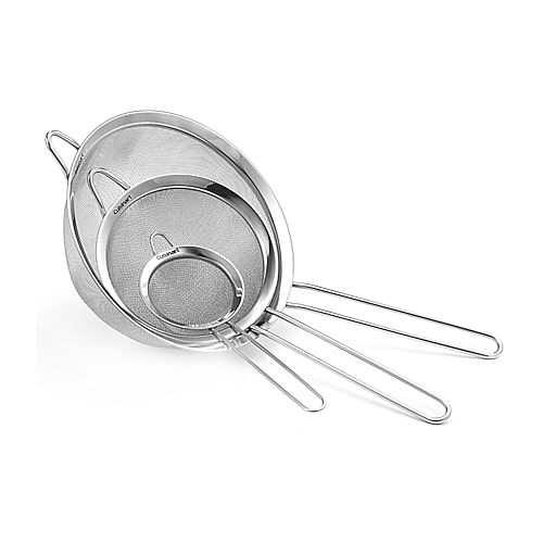 Click here for Cuisinart Stainless Steel Mesh Strainers  Set of 3... prices