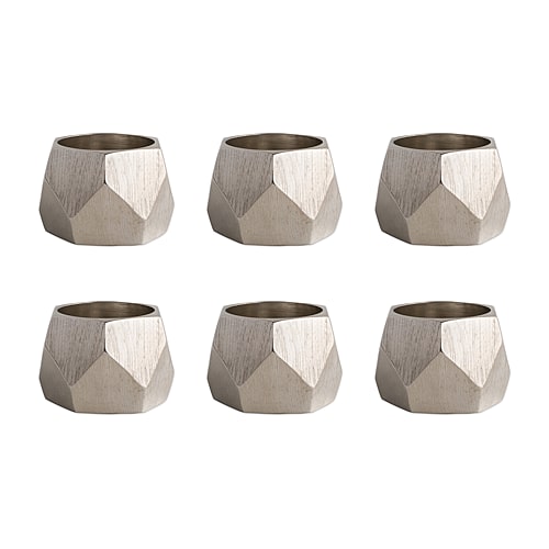 Click here for Design Imports Triangle 6-pc. Napkin Rings  One Si... prices