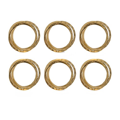 Click here for Design Imports Intertwined 6-pc. Napkin Rings  One... prices