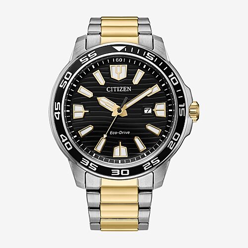 Click here for Citizen Weekender Mens Two Tone Stainless Steel Br... prices