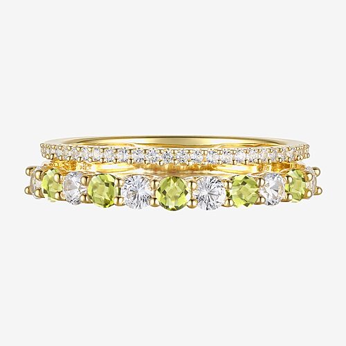 Click here for Womens Lab Created Gemstone 14K Gold Over Silver S... prices