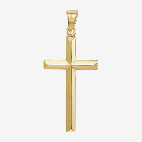 Click here for Womens 14K Gold Cross Pendant  One Size prices