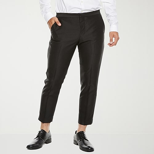 Click here for J. Ferrar Crop Ankle Mens Slim Fit Tuxedo Pant  30... prices