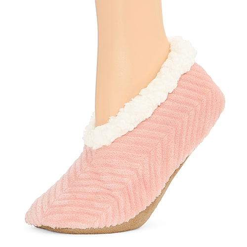 Click here for Mixit Chevron Cozy Womens 1 Pair Slipper Socks  La... prices