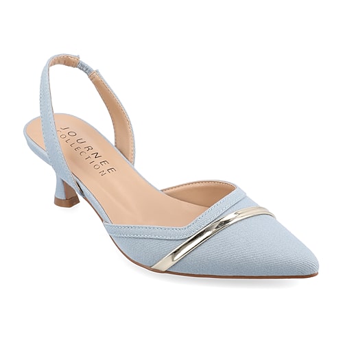 Click here for Journee Collection Womens Nellia Slingback Kitten... prices