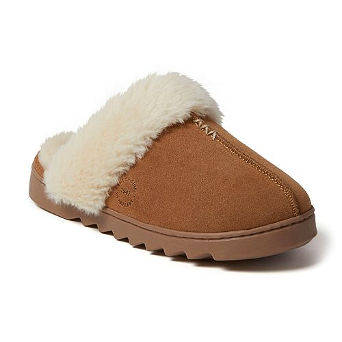 Click here for Dearfoams Womens Helena Genuine Suede Scuff House... prices