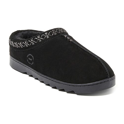Click here for Dearfoams Womens Doreen Genuine Suede Clog Slipper... prices