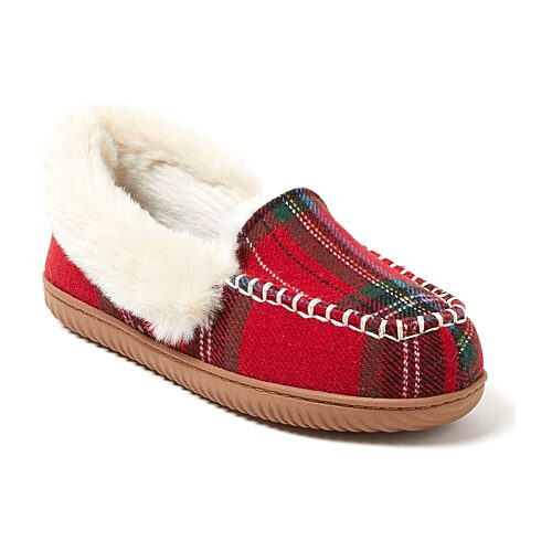 Click here for Dearfoams Doreen Genuine Suede Clog With Prayer Se... prices