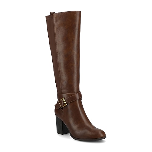Click here for Journee Collection Womens Stacked Heel Dress Boots... prices