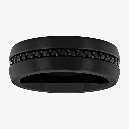 Click here for Modern Bride Gemstone 8MM Tungsten Wedding Band  9... prices