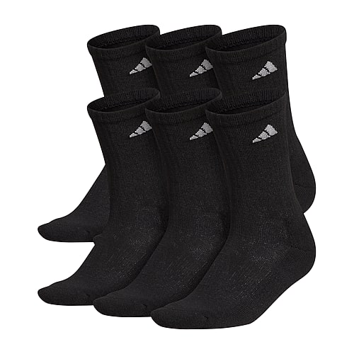 Click here for adidas Cushioned Womens 6 Pair Crew Socks  5-10  B... prices