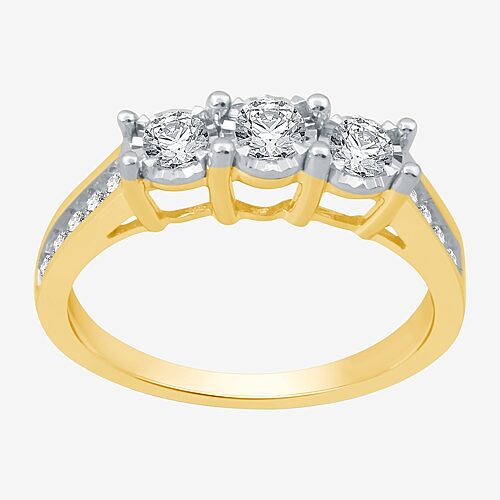 Click here for Love Lives Forever Womens 1/2 CT. T.W. Natural Whi... prices