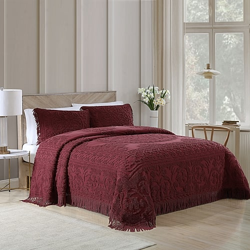 Click here for Beatrice Home Fashions Medallion Embellished Bedsp... prices