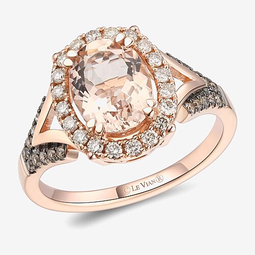 Click here for Le Vian Ring featuring 1 1/3 cts. Peach Morganite... prices