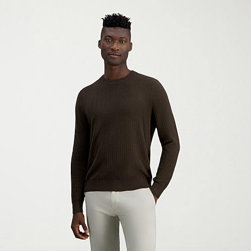 Click here for Haggar Mens Crew Neck Long Sleeve Pullover Sweater... prices