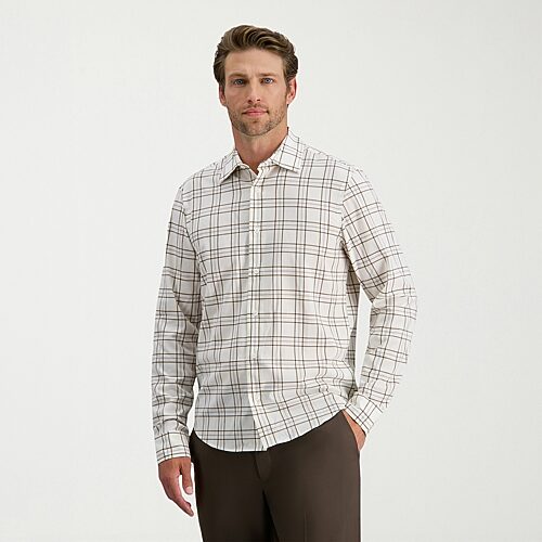 Click here for Haggar Performance Mens Long Sleeve Slim Fit Butto... prices