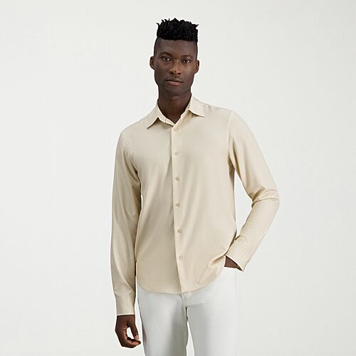 Click here for Haggar Performance Mens Long Sleeve Regular Fit Bu... prices