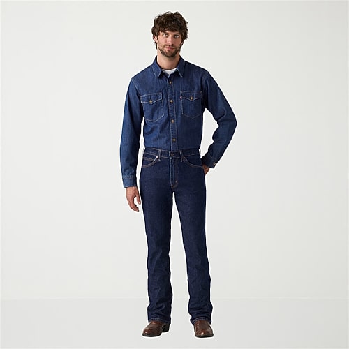 Click here for Levis Mens 537 Regular Fit Western Bootcut Jeans -... prices
