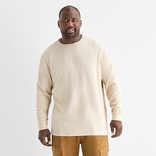 Click here for mutual weave Mens Crew Neck Long Sleeve Regular Fi... prices