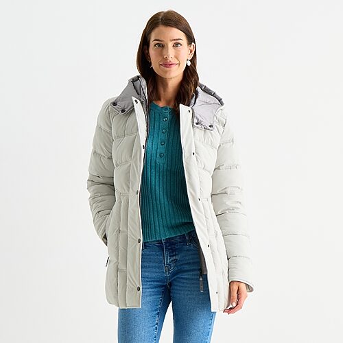 Click here for Maralyn And Me Womens Juniors Hooded Heavyweight P... prices