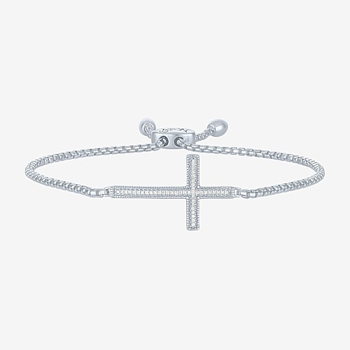 Click here for Cross (G-H Si2-I1) Womens Diamond Accent Lab Grown... prices