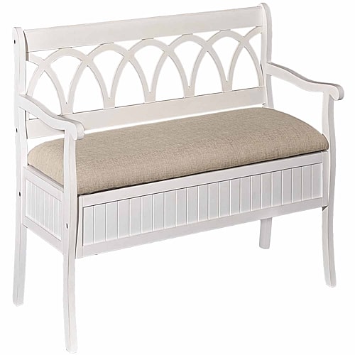 Click here for ELLIANA STORAGE BENCH  One Size  White prices