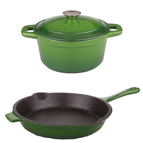 Click here for BergHOFF Neo 3pc Cast Iron Cookware Set  Fry Pan &... prices
