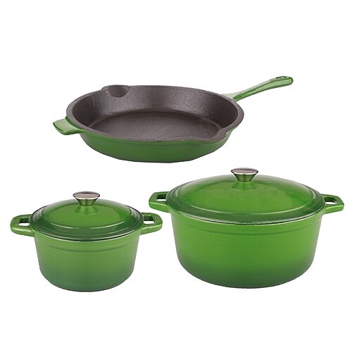 Click here for BergHOFF Neo 5pc Cast Iron Dutch Oven Set with 10... prices