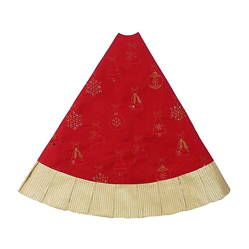 Click here for Kurt Adler 60-Inch Red and Gold Ornament Tree Skir... prices