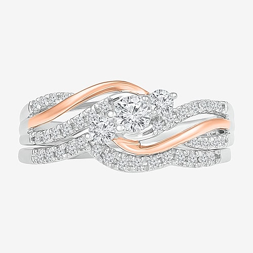 Click here for Love Lives Forever Womens 1/2 CT.T.W. Natural Diam... prices
