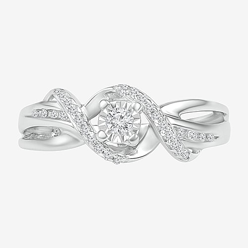 Click here for Promise My Love Womens 1/6 CT. T.W. Natural White... prices