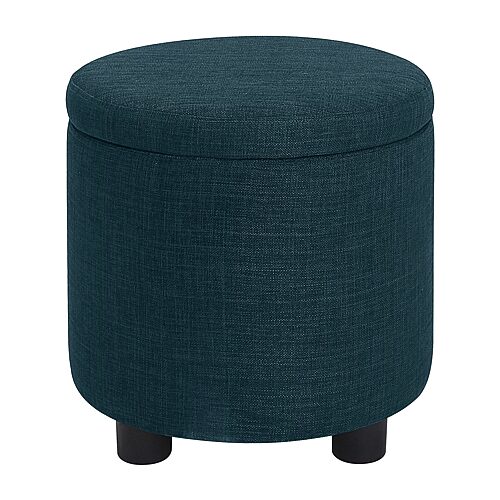 Click here for Designs4Comfort Round Storage Ottoman  One Size  B... prices